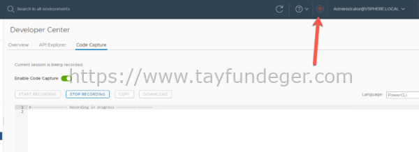 Developer Center - Code Capture | VMware Virtualization Blog