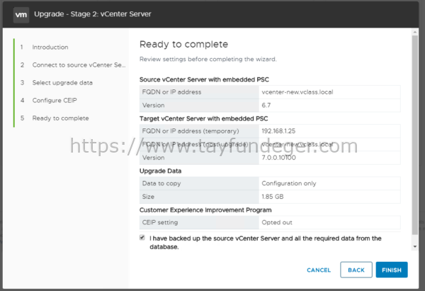 vCenter Server 6.7 to vCenter Server 7 Upgrade | VMware Virtualization Blog