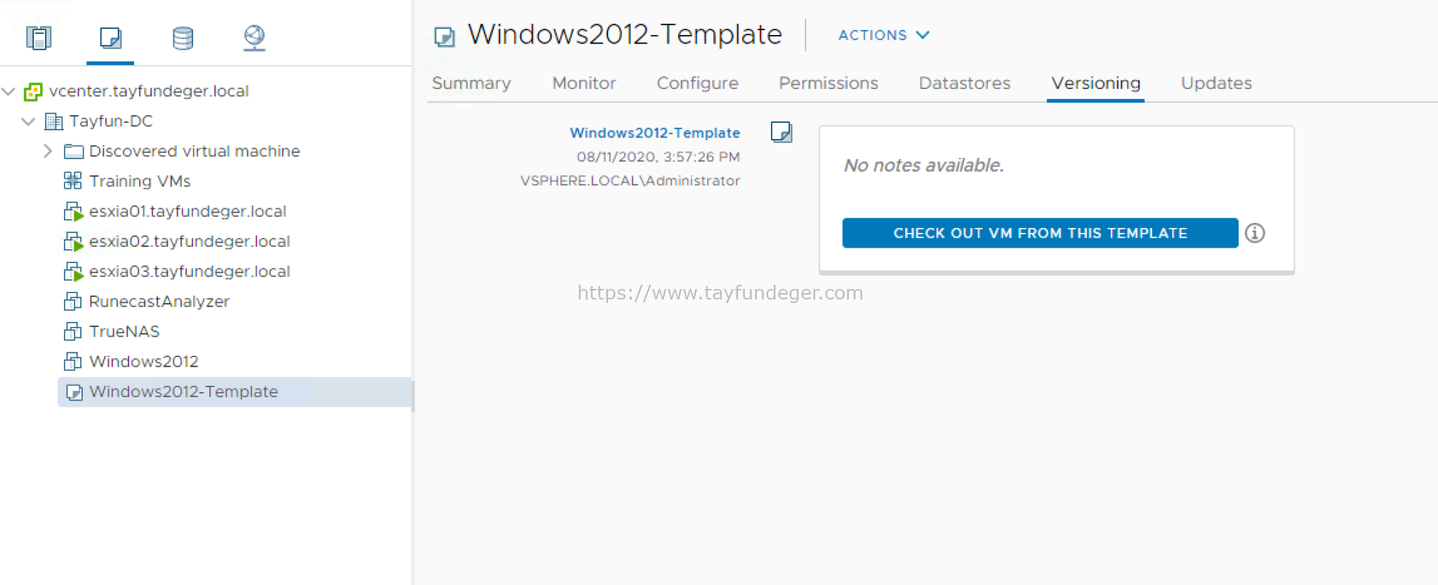 VM Template Versioning Nedir? | VMware Virtualization Blog