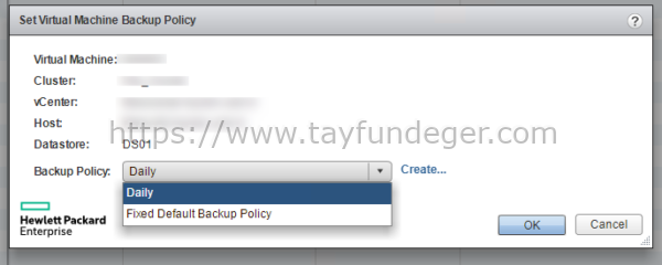 HPE SimpliVity VM Backup Nasıl Alınır? | VMware Virtualization Blog