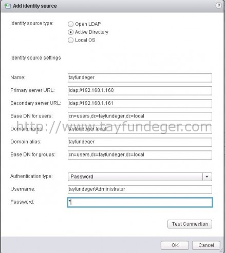 vSphere vCenter 5.1 SSO "Cannot complete login due to an incorrect username or password ...