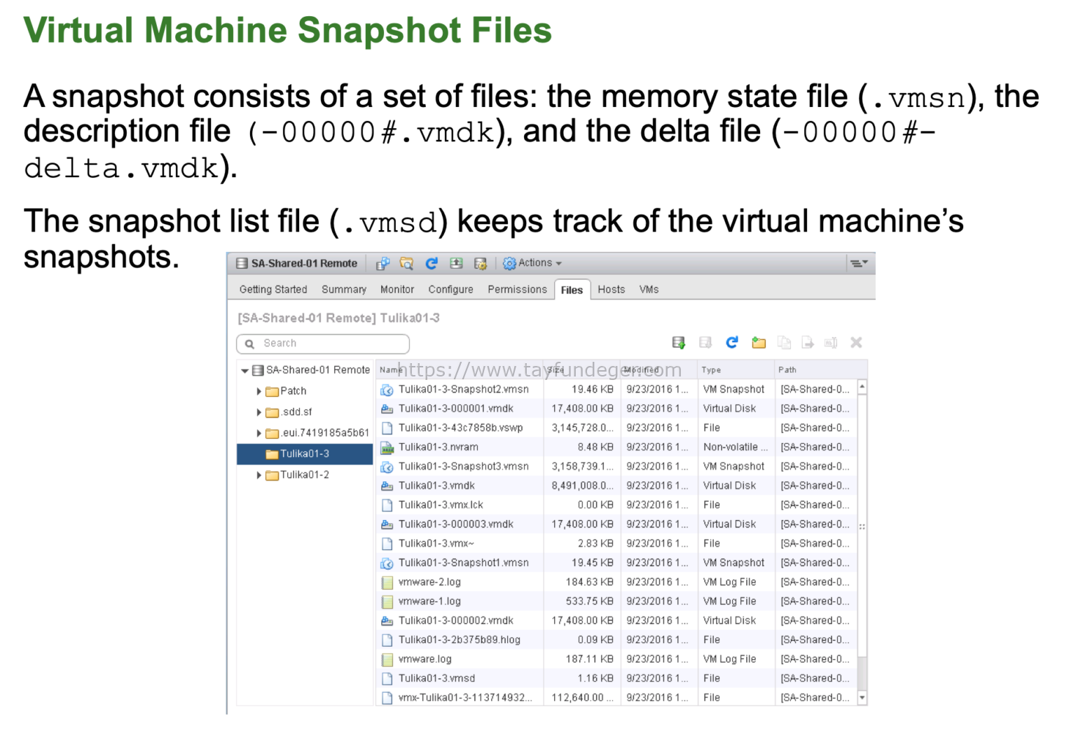 Objective 5.1 – Determine effective snapshot use cases | VMware ...