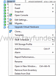 Virtual Machine Hardware Version nasıl downgrade edilir? | VMware ...