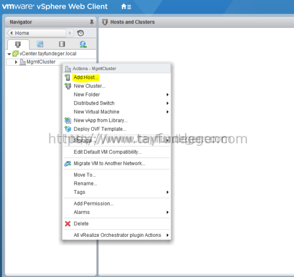 vCenter 6.0 Basics - New Datacenter / Add Host | VMware Virtualization Blog
